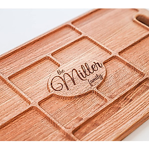 USA Made Personalized Charcuterie Board Engraved - Custom Charcuterie Board Personalized Cheese Board - Charcuterie Boards Personalized Large - Custom Charcuterie Boards Wood Engraved Charcuterie Set