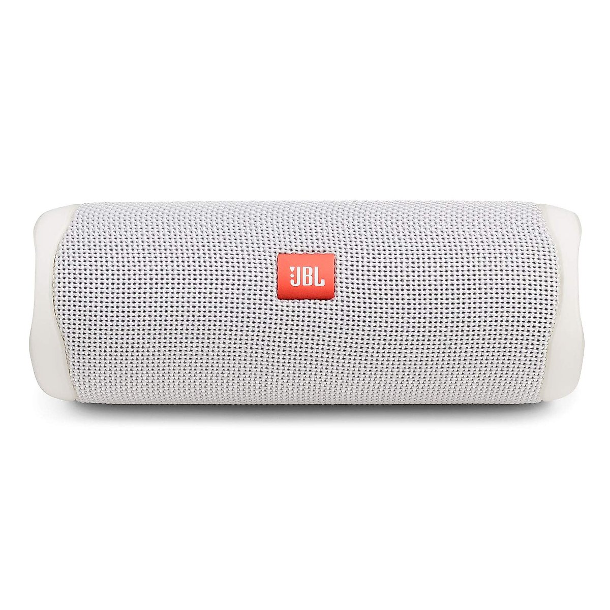 JBL Flip 5 Waterproof Portable Wireless Bluetooth Speaker Bundle with divvi! Protective Hardshell Case - White