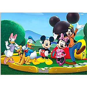 Photo Backdrop Newborn Photography 7x5 Mickey Mouse Ear Photography Backgrounds Seamless Photographic Background Baby Birthday Party Banner