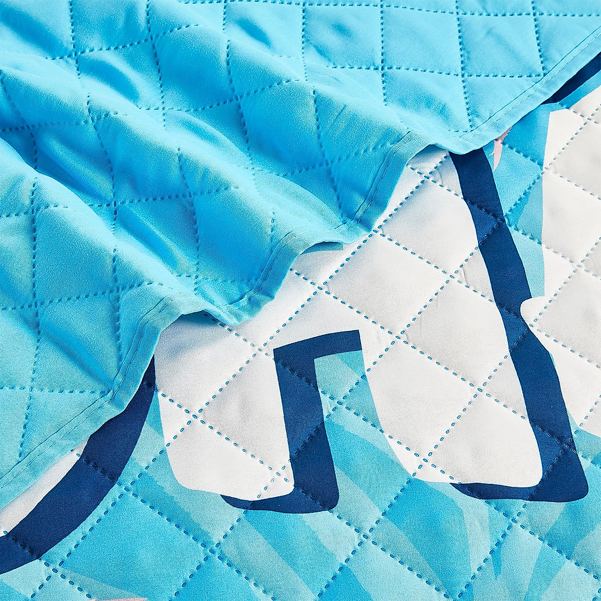 Disney Stitch Bedspread Twin Set for Kids - Bundle with Lilo and Stitch Quilted Bedspread for Twin Bed Plus Stickers, More | Stitch Twin Bedding Set for Boys, Girls