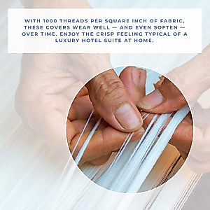 Kotton Culture 1000 Thread Count Sheet Set 4 Piece 100% Egyptian Cotton Luxurious Breathable Soft Cooling Cotton Sheets with 15" Deep Pocket Snug Fit Smooth Sateen Weave (White, Full)