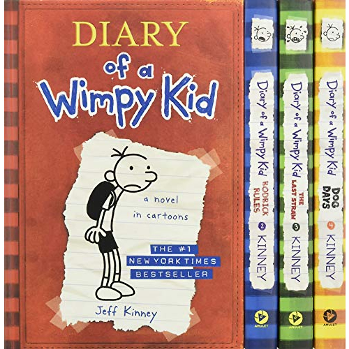 Diary of a Wimpy Kid Box of Books 1-4