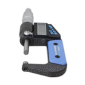 Accusize Industrial Tools 1-2''/25-50 mm by 0.00005''/0.001 mm 7-Key Electronic Digital Micrometer, Water Proof, Ac21-2022