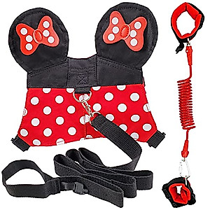SHELLBOBO Child Backpack Leash for Toddlers & Kids Walking - 3in1 Wrist Link for Baby Girls