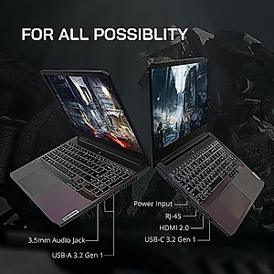 LENOVO IdeaPad Gaming 3 15.6” FHD 120Hz Laptop, AMD Ryzen 5 5600H, NVIDIA GeForce GTX 1650 4GB DDR6, 32GB RAM, 1TB SSD, Backlit Keyboard, Wi-Fi 5, Bluetooth, Black, Win 11 Pro, 32GB USB Card