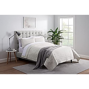 SERTA Cozy Plush Thick Fuzzy Soft Throw Blanket for Bed and Couch, 90" x 90", Grey