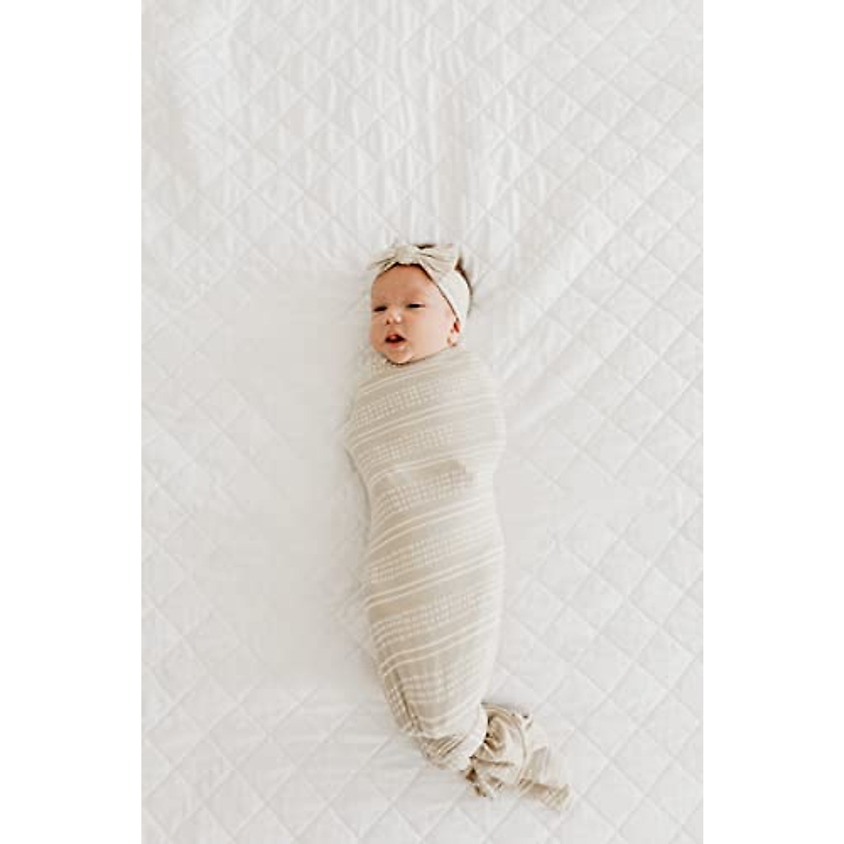 Copper Pearl Large Premium Knit Baby Swaddle Receiving Blanket Clay