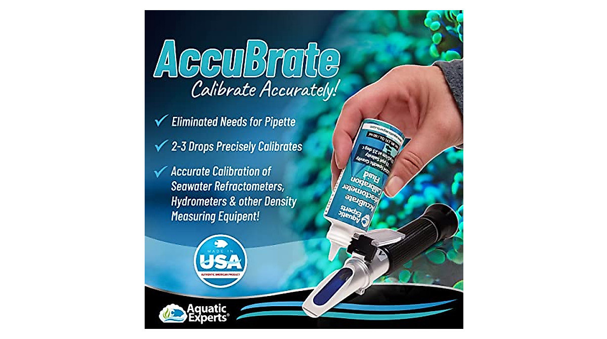 AccuBrate Salinity Calibration Fluid - Accurate & Easy