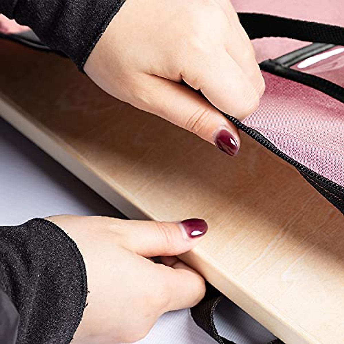 Large Size Art Portfolio Bag with Nylon Shoulder, 24 x 36 inches Light Weight Poster Storage Bag Board Holder with Handle and Zipper for Poster, Sketching and Drawing