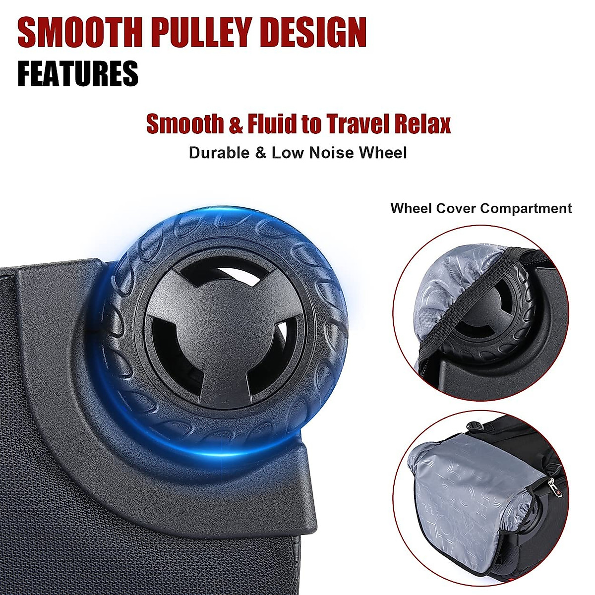 star cloud 21x14x9 Rolling Backpack with Wheels - Water-Resistant, 17.3" Laptop Compartment, Ideal Carry-On for Overnight Travel, College, Work - Wheeled Business Backpack for Adults…