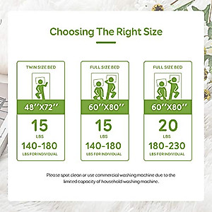 Sivio Luxury Shaggy Longfur Weighted Blanket 15lbs,Snuggly Fuzzy Faux Fur Heavy Warm Elegant Cozy Plush Sherpa Microfiber Blanket, for Couch Bed Chair Photo Props - 48"x72", Cream