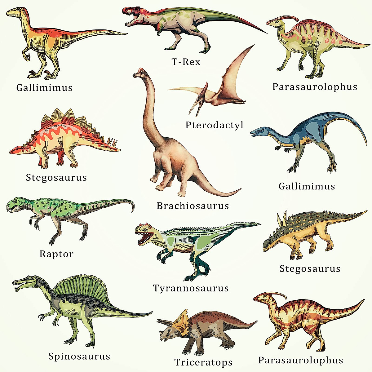 39 Pieces Dinosaur Wall Decals for Kids Living Room Glow in The Dark Stickers Large Dinosaur Wall Decor Stickers for Living Room,Classroom, Baby Birthday Christmas Party (Luminous Material)