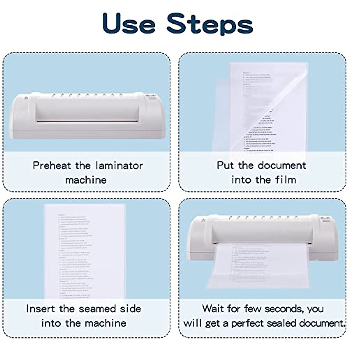 Laminating Pouches, Legal Size, 3 Mil, Clear Legal Size, Thermal Laminating Pouches, 9 X 14.5 Inches, 100 Pouches