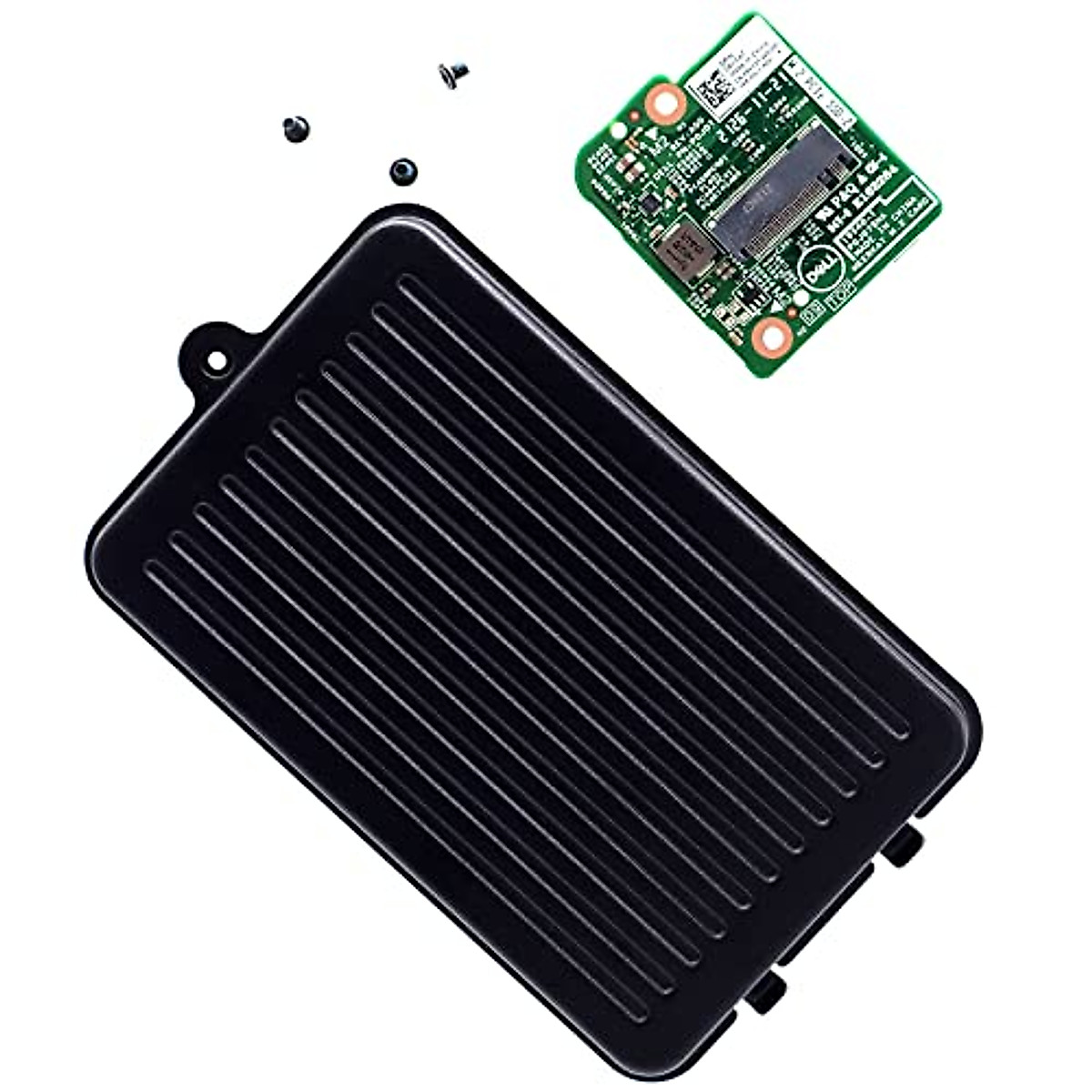 Deal4GO M.2 PCIe NVMe HDD Bracket Cover w/ SSD Daughter Board 9VX4T 09VX4T for Dell Optiplex 7070 7090 3090 Ultra, 2.5inch (0WH11F)