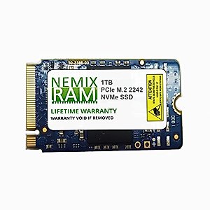 NEMIX RAM 1TB PCIe M.2 2242 DRAM, NGFF Internal Solid State Drive