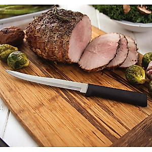 RADA Carving Knife – Boning Knife with Stainless Steel Blade and Steel Resin Handle, 11 Inches, Pack of 2