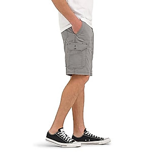 Lee Men's Extreme Motion Swope Cargo Short, Silver, 40