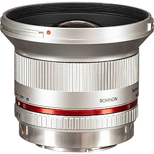 Rokinon RK12M-MFT-SIL 12mm F2.0 Ultra Wide Angle Lens for Olympus/Panasonic Micro 4/3 Cameras