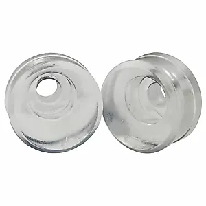 FastCap Euro Door Stops with Screws (10 Pack) (Clear)