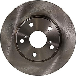 XAUJGRA 2pcs Brake Disc and 4pcs Brake Pad Set Kit Front Side Plain Cast Iron Ceramic 17004003 12144147 50012100