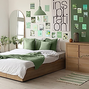 TE SIER 60PCS Green Wall Collage Kit,Green Aesthetic Pictures,Room Decor for Bedroom Aesthetic,Wall Art Posters for Room - Teen Room Décor,Art Pictures,Photo Collection