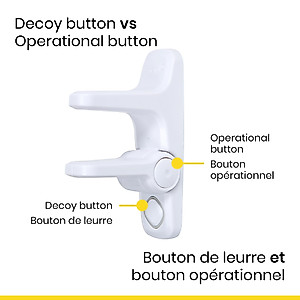 Safety 1st OutSmart Child Proof Door Lever Lock, White, 1 Count