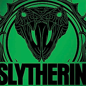 Skinit Decal Laptop Skin Compatible with Latitude 5290 12in - Officially Licensed Wizarding Worlds Harry Potter Slytherin Illustration Design