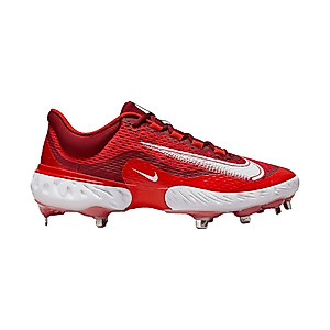 Nike Alpha Huarache Elite 4 Low DJ6521-616 University Red-White Men's Baseball Cleats 9 US