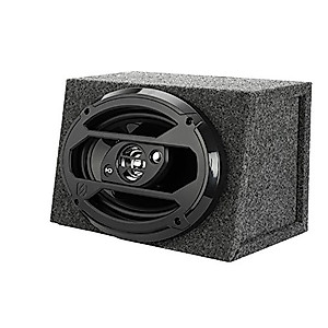 Scosche SE69KT 6x9 Single Car Speaker Enclosure with Gray Carpet