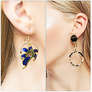 SEWACC 30pcs Jewelry Findings for Making Jewelry Earring Hoops for Jewelry Making Earring Kit Geometry Dangle Earring Making Kit Earring Supplies Earring Charms Heart Made