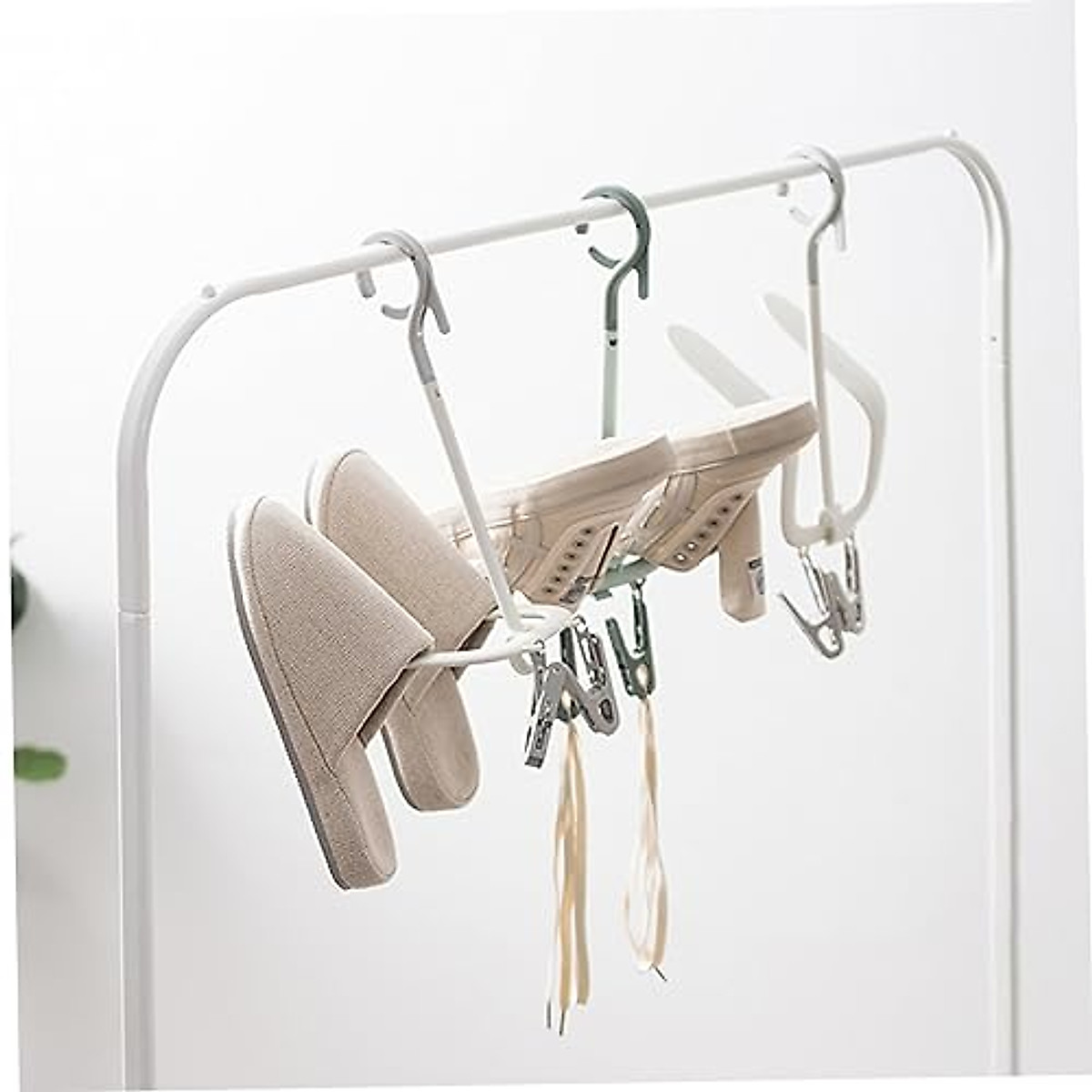 Zerodeko 1Pc Hanging Clothes Drying Rack Clothes Drying Racks Shoes Dry Hook Towel Hanger Laundry Hanger Drying Rack Shoes Dryer Rack Shoes Dry Rack Shoes Drying Rack Sock Shoe Rack