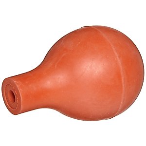 Heathrow Scientific 20630C Bulb, 2-7/8" Outside Diameter x 3-7/8" Length, Rubber, For Large Pipette and Syringe
