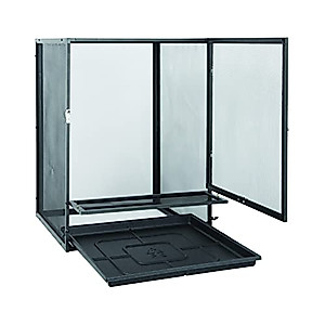 Exo Terra Screen Terrarium, Aluminum Screen Reptile Habitat, Small Tall