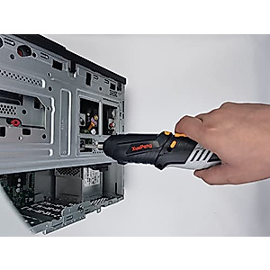 XUEPENG Electric Cordless Screwdriver, 4.2V Rechargeable Screwdriver Set w/Battery Li-ion, Electric Power Screwdriver w/2 Adjustable Positions & LED Lights for DIY Assembly Screw Driving,