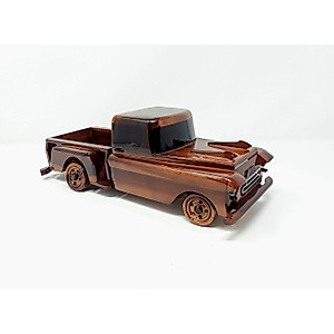Classic Chevy Stepside Pick-Up Truck Mahogany Wood Model