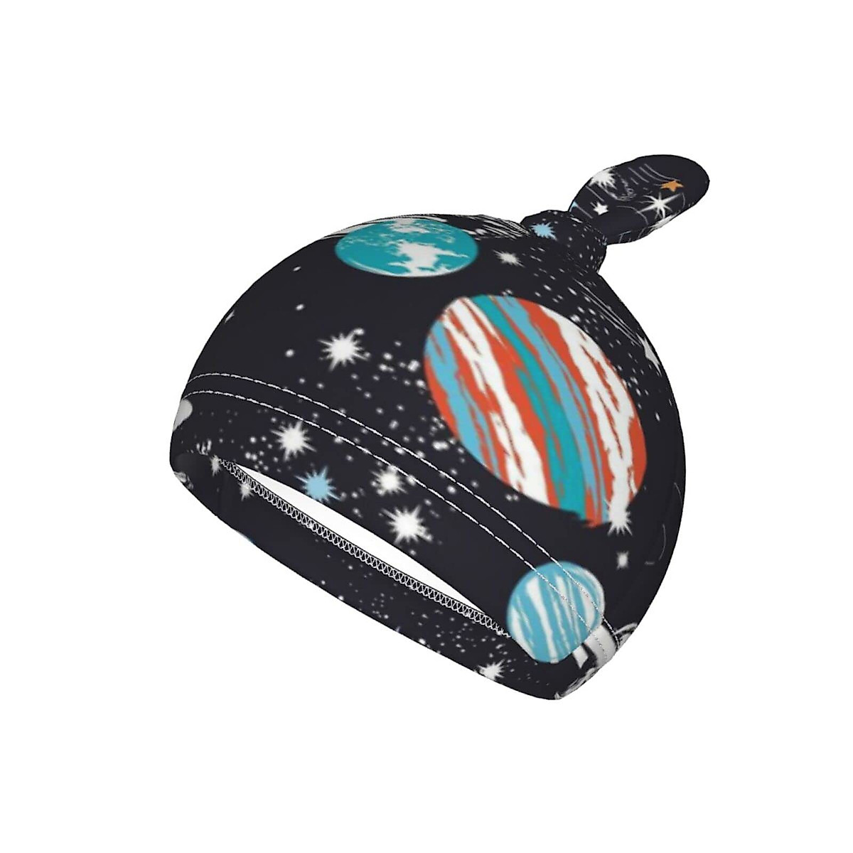 Space Baby Stuff Galaxy Swaddle with Beanie Set, Soft and Stretchy Baby Constellation Baby Swaddles Warp Blanket Swaddle Sack for Boy and Girl Gift