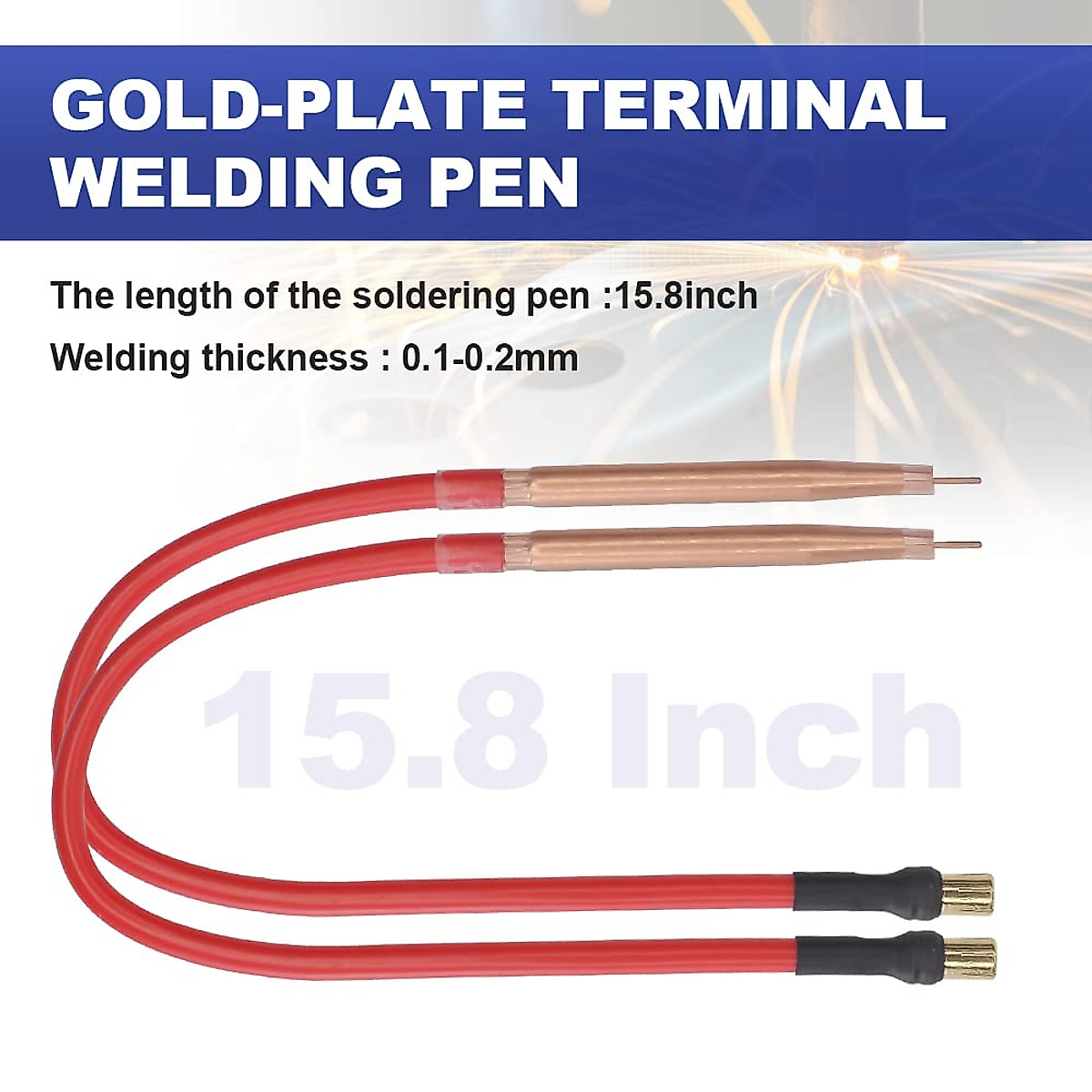 11000mAh Mini spot Welder with LCD Screen，for 18650 Battery Pack Welding, Adjustable Welding Strength to 80 Gears, Support Welding 0.1-0.2 mm Nickel Sheet, with 16 inch Copper Rod, 5 m Nickel Sheet