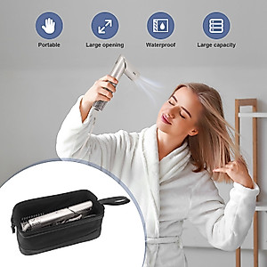 Buwico Airwrap Travel Case for Dyson/Shark Flexstyle, Travel Pouch for Dyson Airwrap/Shark Flexstyle Complete Styler and Attachments, Travel Bag for Dyson/Shark Hair Dryer (Black Patent Pending)