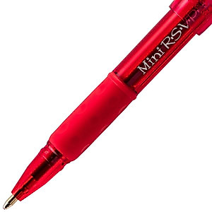 Pentel Mini R.S.V.P. Ballpoint Pen, Medium line, Assorted Ink Colors, 5 Pack (BK91MNBP5M)