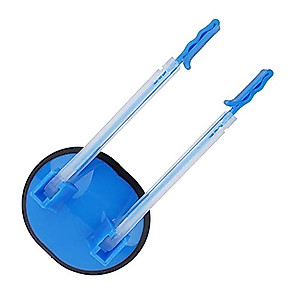 Baggy Rack Stands Storage Bag Opener Holder Adjustable Anti-slip Hands Free Clips for Food Storage Bags Plastic Freezer Bags Bag Holders (Blue)