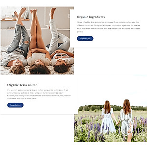 FJAKA USA [fee-ah-ka] Feminine Care Organic Cotton Cover Pads - Ultra Thin Sanitary Napkin Pads Heavy Absorbency, Unscented with Pad Wings for Women