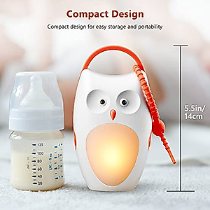 SOAIY White Noise Machine, Portable Sound Machine for Baby with Night Light, 8 Soothing Sounds and 3 Timers for Traveling, Sleeping