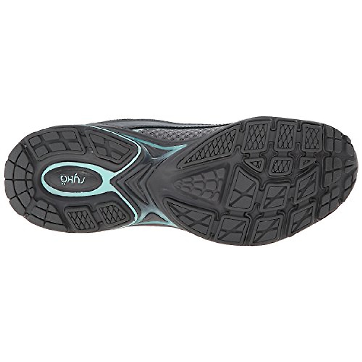 Ryka Women's Sky Walking Shoe, Frost Grey/Aqua Sky/Iron Grey, 9 US