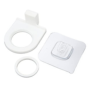 Self Adhesive Shower Bottle Hook Wall Mounted Shampoo Holder Hook Shower Gel Bottle Rack Hanger for Wall Kitchen Bathroom Toilet