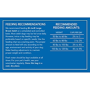 Bil-Jac Large Breed Adult Dry Dog Food, 30-Pound Bag