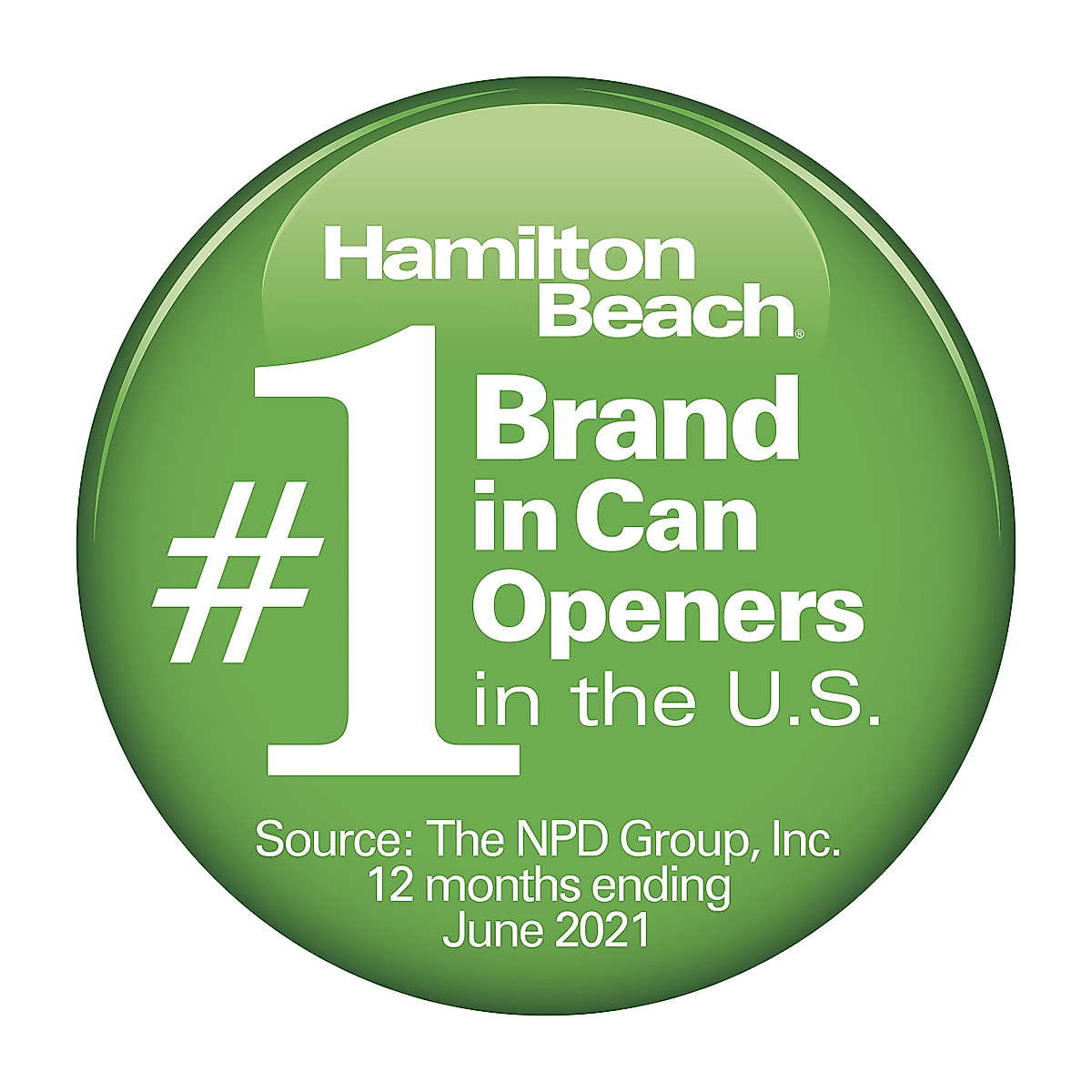 Hamilton Beach Electric Automatic Can Opener with Easy-Clean Detachable Cutting Lever, Cord Storage, Knife Sharpener, Black (76702)