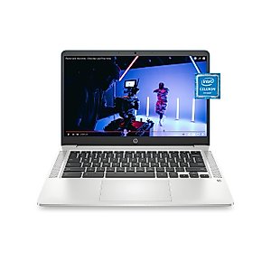 HP Chromebook 14" Laptop, Intel Celeron N4120 Processor, Intel UHD Graphics 600, 4 GB RAM, 64 GB SSD, Chrome OS (14a-na0280nr, Forest Teal)