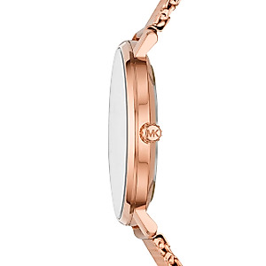 Michael Kors Pyper Three-Hand Rose Gold-Tone Stainless Steel Mesh Women's Watch (Model: MK4340)
