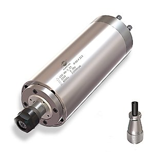 HY HUANYANG Water Cooled CNC Spindle Motor 220V 2.2KW 24000RPM 400hz Φ80mm ER20 for Engraving Machine