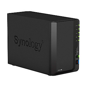 Synology DiskStation DS220+ NAS Server for Business with Celeron CPU, 6GB Memory, 8TB HDD Storage, DSM Operating System